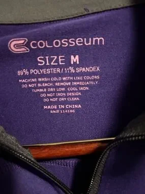 Colosseum | Jackets & Coats | Nwt Colosseum Purple Tcu University ...